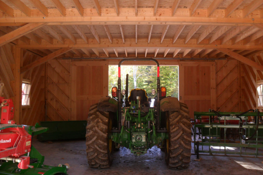 Vermont Farm Equipment Barn - Geobarns